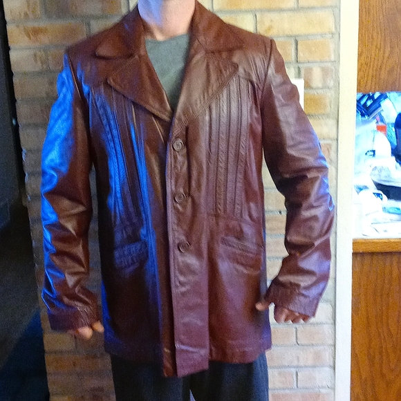 Montgomery Ward | Jackets & Coats | Vintage Montgomery Ward Leather ...